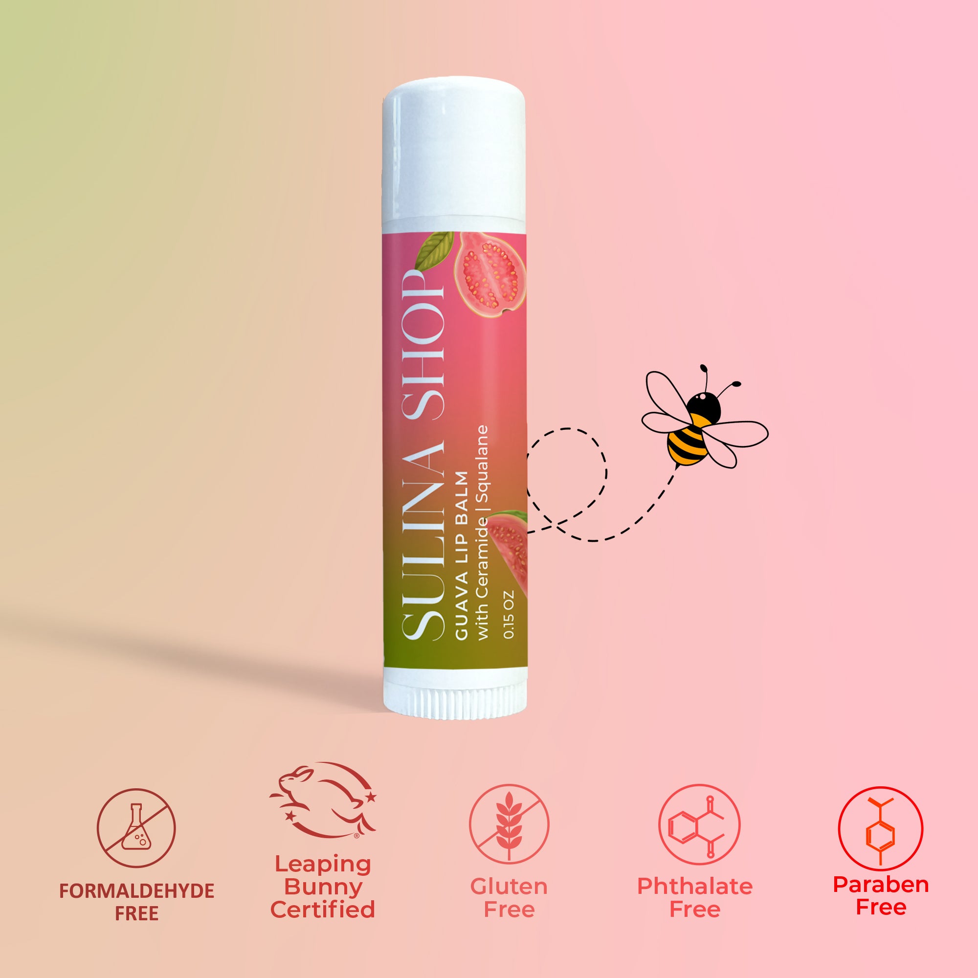 Guava Lip Balm with Ceramide – Sulina Shop