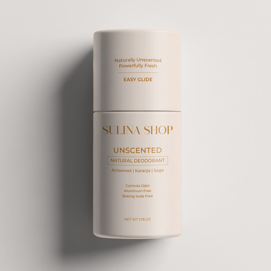 Unscented Natural Deodorant | Aluminium Free | Sulina Shop